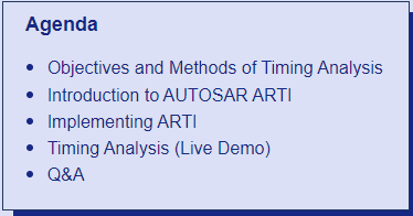 Webinar - Improve Your Timing Analysis of AUTOSAR-based Systems with ARTI